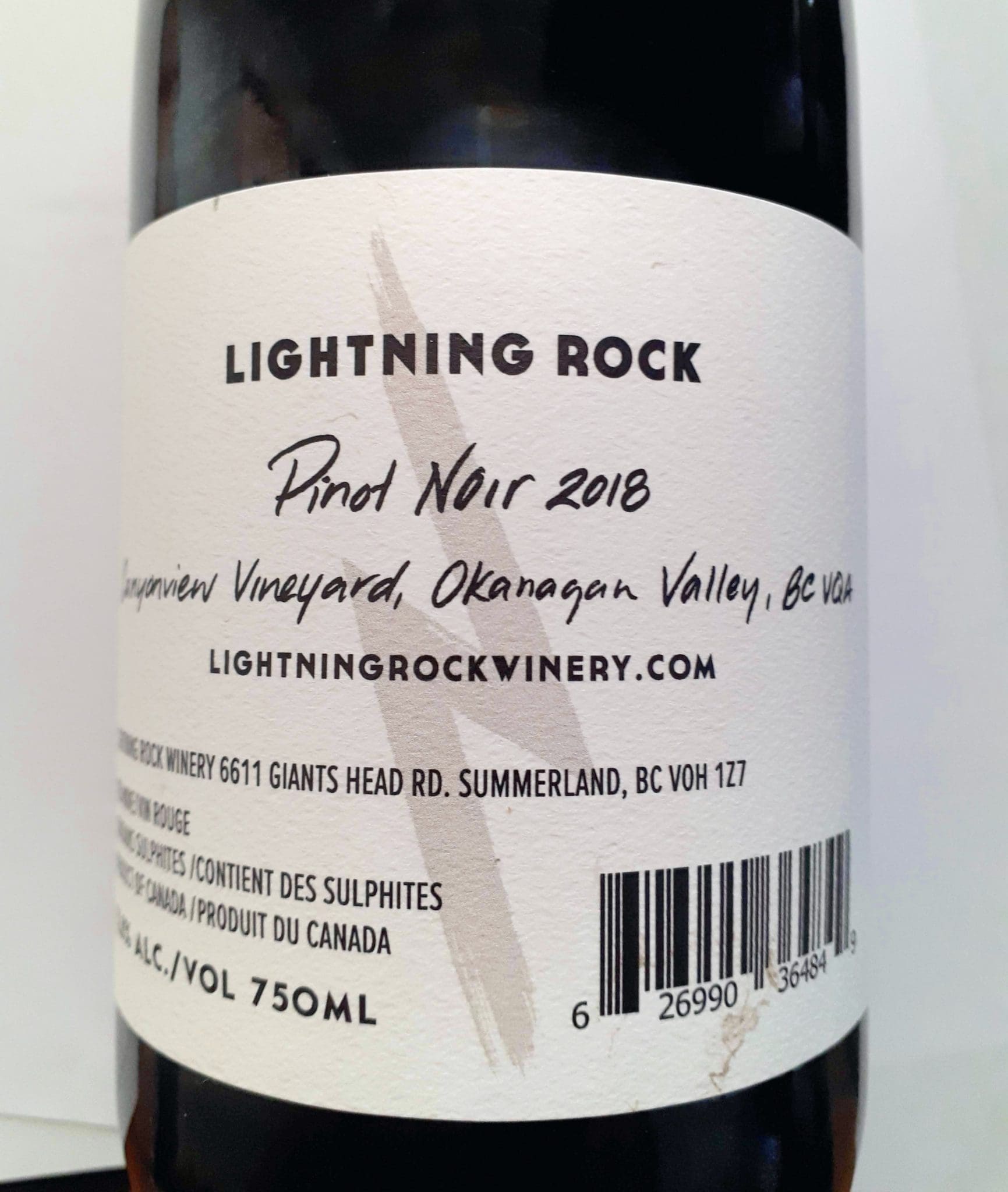 Lightning Rock Winery - Sparkling Wines and More - BCwinetrends